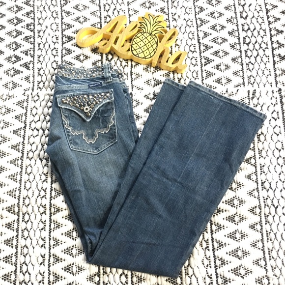 Miss Me | Jeans | Miss Me Rhinestone Bootcut Jeans | Poshmark